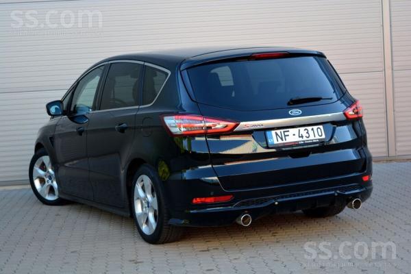 Black Ford S-Max 2016 in Riga, with an engine capacity of 2.00 L and mileage of 260 thousand km for 12999 €, photo 4 on AUTOMOTO.COM.LV