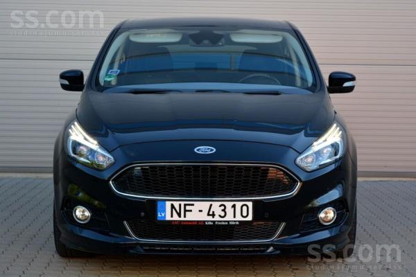 Black Ford S-Max 2016 in Riga, with an engine capacity of 2.00 L and mileage of 260 thousand km for 12999 €, photo 7 on AUTOMOTO.COM.LV
