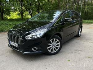Black Ford S-Max 2016 in Riga, with an engine capacity of 2.00 L and mileage of 224 thousand km for 7950 €, photo  on AUTOMOTO.COM.LV