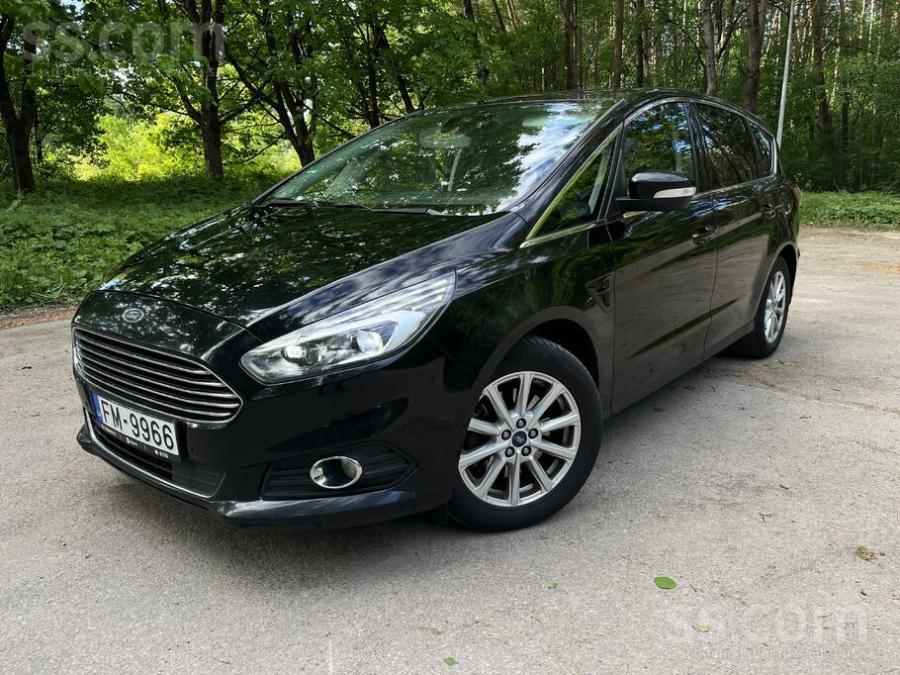 Black Ford S-Max 2016 in Riga, with an engine capacity of 2.00 L and mileage of 224 thousand km for 7950 €, photo 1 on AUTOMOTO.COM.LV