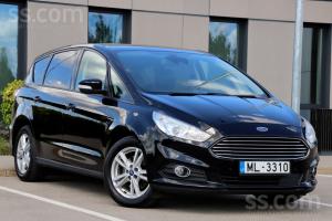 Black Ford S-Max 2017 in Tukums, with an engine capacity of 2.00 L and mileage of 262 thousand km for 6990 €, photo 3 on AUTOMOTO.COM.LV