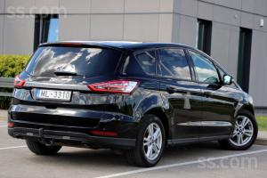 Black Ford S-Max 2017 in Tukums, with an engine capacity of 2.00 L and mileage of 262 thousand km for 6990 €, photo 5 on AUTOMOTO.COM.LV
