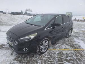 Melns Ford S-Max 2018 Tauragė, ar dzinēja tilpumu 2.00 L un nobraukumu 258 tūkst. km par 8300 €, foto  vietnē AUTOMOTO.COM.LV