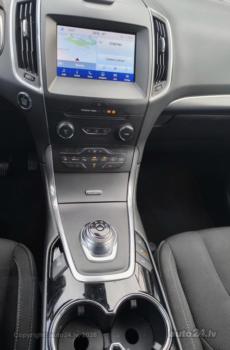 Black Ford S-Max 2020 in Tallinn, with an engine capacity of 2.00 L and mileage of 221 thousand km for 10790 €, photo 13 on AUTOMOTO.COM.LV