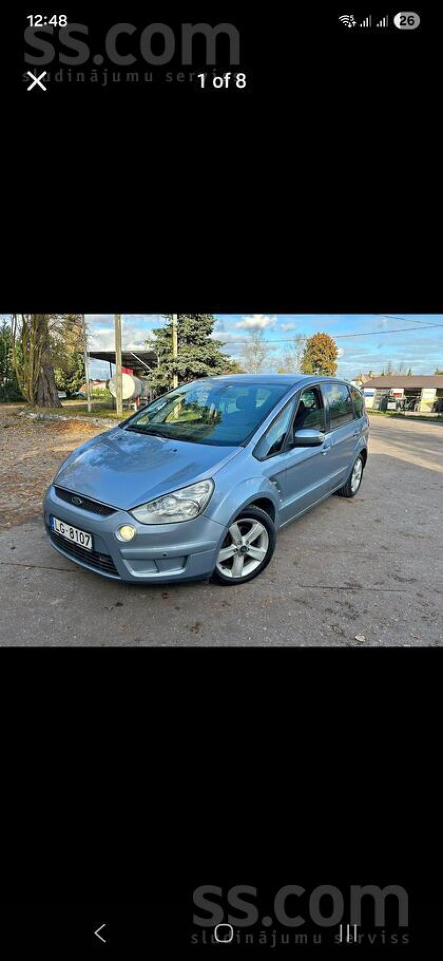 Blue Ford S-Max 2006 in Riga, with an engine capacity of 2.00 L and mileage of 320 thousand km for 2400 €, photo 5 on AUTOMOTO.COM.LV