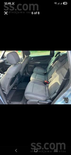 Blue Ford S-Max 2006 in Riga, with an engine capacity of 2.00 L and mileage of 320 thousand km for 2400 €, photo 7 on AUTOMOTO.COM.LV
