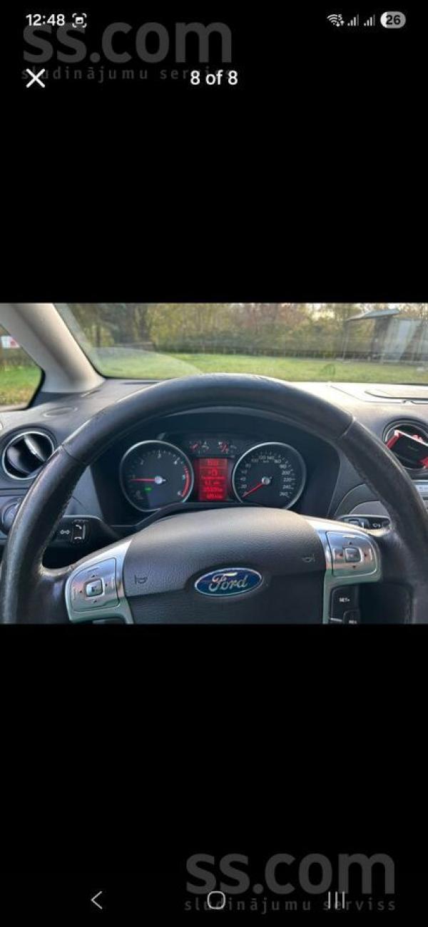 Zils Ford S-Max 2006 Rīga, ar dzinēja tilpumu 2.00 L un nobraukumu 320 tūkst. km par 2400 €, foto 7 vietnē AUTOMOTO.COM.LV