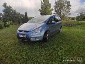 Zils Ford S-Max 2006 Rēzekne, ar dzinēja tilpumu 2.00 L un nobraukumu 320 tūkst. km par 1450 €, foto  vietnē AUTOMOTO.COM.LV
