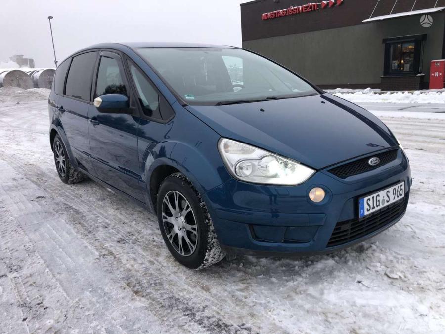 Blue Ford S-Max 2007 in Kaunas, with an engine capacity of 2.00 L and mileage of 257 thousand km for 3200 €, photo 1 on AUTOMOTO.COM.LV