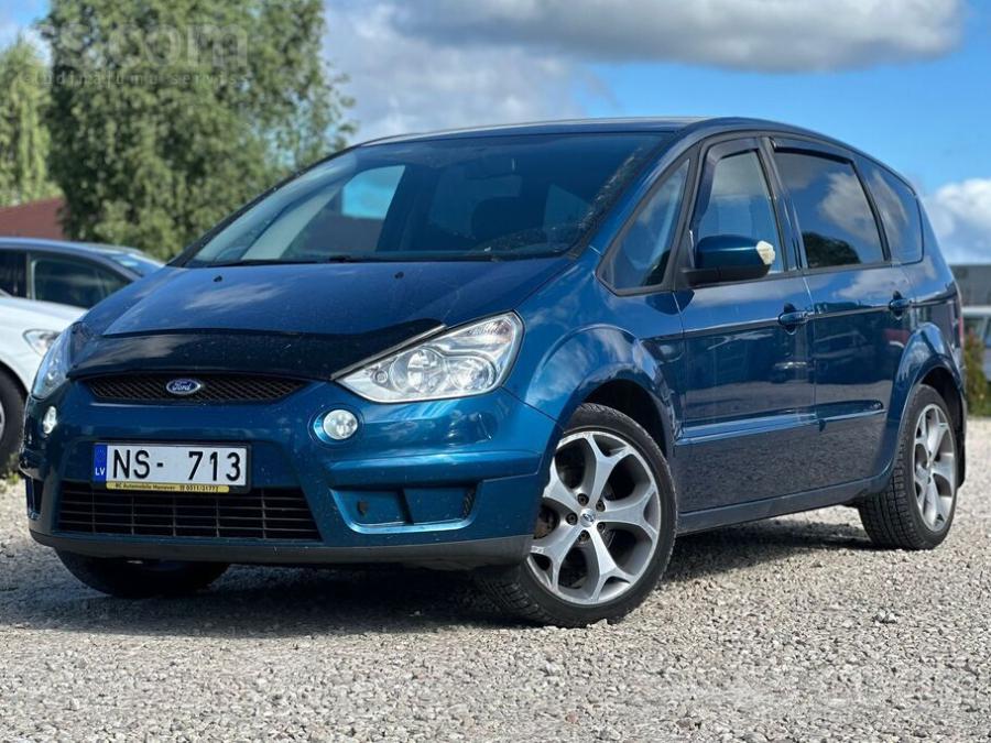 Blue Ford S-Max 2007 in Jelgava, with an engine capacity of 2.00 L and mileage of 0 thousand km for 2300 €, photo 1 on AUTOMOTO.COM.LV