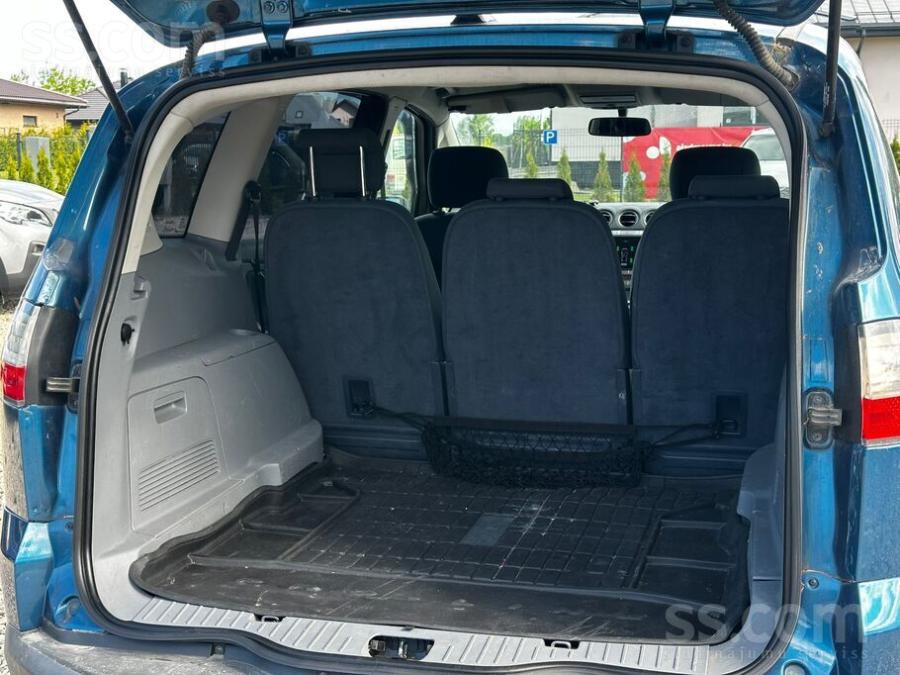 Blue Ford S-Max 2007 in Jelgava, with an engine capacity of 2.00 L and mileage of 0 thousand km for 2300 €, photo 26 on AUTOMOTO.COM.LV