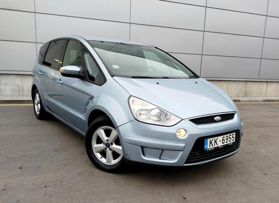 Blue Ford S-Max 2007 in Riga, with an engine capacity of 1.80 L and mileage of 305 thousand km for 2650 €, photo 14 on AUTOMOTO.COM.LV