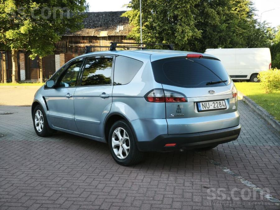 Zils Ford S-Max 2007 Rīga, ar dzinēja tilpumu 2.00 L un nobraukumu 260 tūkst. km par 2200 €, foto 6 vietnē AUTOMOTO.COM.LV