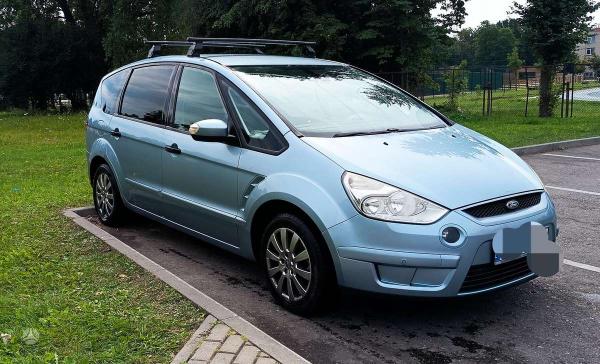 Blue Ford S-Max 2007 in Klaipeda, with an engine capacity of 2.00 L and mileage of 221 thousand km for 2600 €, photo 2 on AUTOMOTO.COM.LV