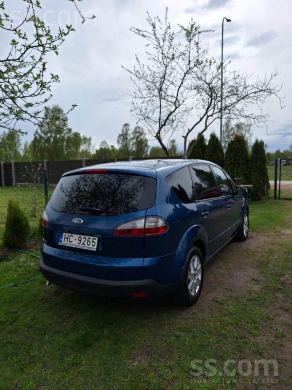 Blue Ford S-Max 2008 in Riga, with an engine capacity of 2.00 L and mileage of 333 thousand km for 2490 €, photo 7 on AUTOMOTO.COM.LV
