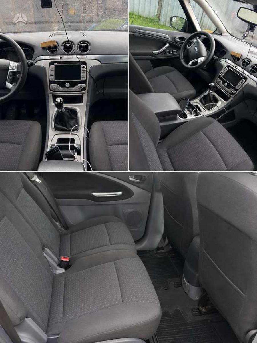 Blue Ford S-Max 2008 in Silale, with an engine capacity of 2.00 L and mileage of 300 thousand km for 2800 €, photo 12 on AUTOMOTO.COM.LV