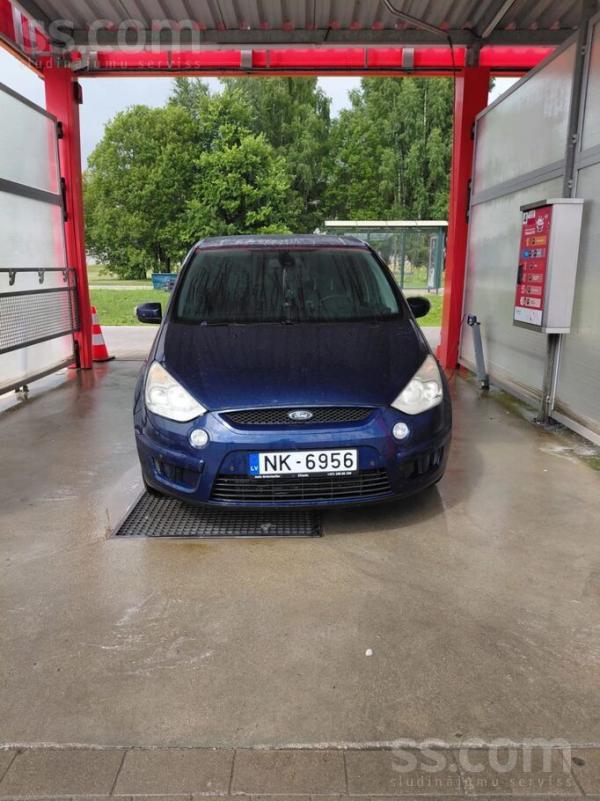 Zils Ford S-Max 2008 Rīga, ar dzinēja tilpumu 2.00 L un nobraukumu 280 tūkst. km par 2990 €, foto 1 vietnē AUTOMOTO.COM.LV