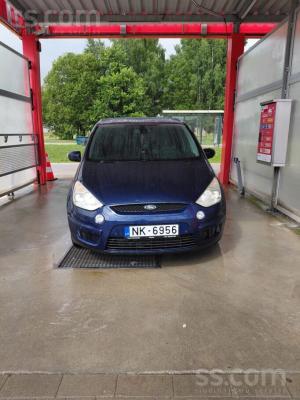 Zils Ford S-Max 2008 Rīga, ar dzinēja tilpumu 2.00 L un nobraukumu 280 tūkst. km par 2990 €, foto  vietnē AUTOMOTO.COM.LV