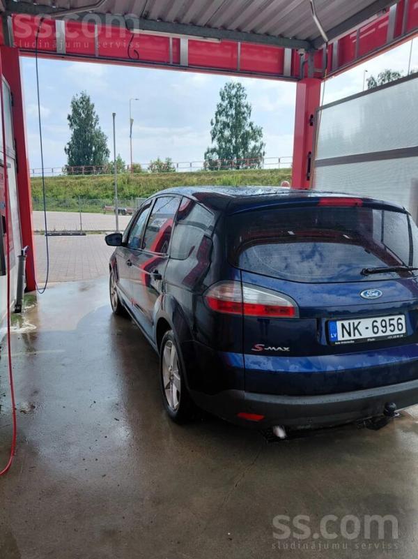 Zils Ford S-Max 2008 Rīga, ar dzinēja tilpumu 2.00 L un nobraukumu 280 tūkst. km par 2990 €, foto 7 vietnē AUTOMOTO.COM.LV