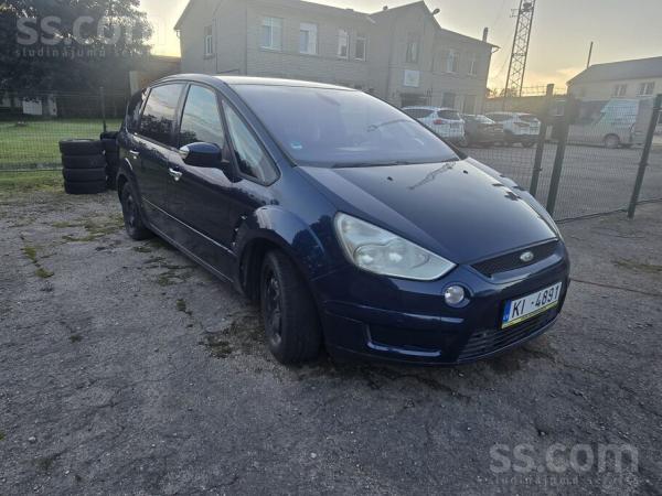 Ford S-Max 2008 Kuldīga vietnē Zils Ford S-Max 2008 Kuldīga, ar dzinēja tilpumu 2.00 L un nobraukumu 274 tūkst. km par 1500 €, foto 3 vietnē AUTOMOTO.COM.LV
