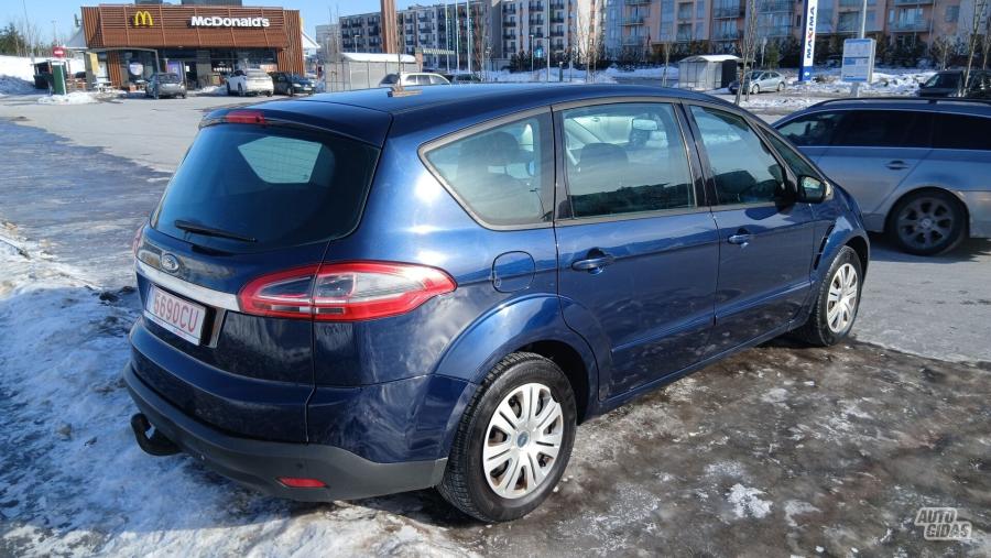 Blue Ford S-Max 2012 in Vilnius, with an engine capacity of 2.00 L and mileage of 271 thousand km for 3999 €, photo 8 on AUTOMOTO.COM.LV