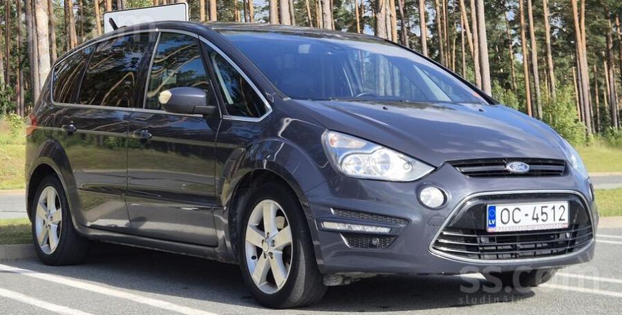 Zils Ford S-Max 2012 Rīga, ar dzinēja tilpumu 1.60 L un nobraukumu 275 tūkst. km par 3000 €, foto 4 vietnē AUTOMOTO.COM.LV