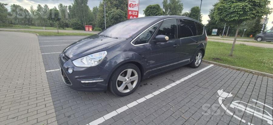 Blue Ford S-Max 2012 in Riga, with an engine capacity of 1.60 L and mileage of 279 thousand km for 3200 €, photo 1 on AUTOMOTO.COM.LV