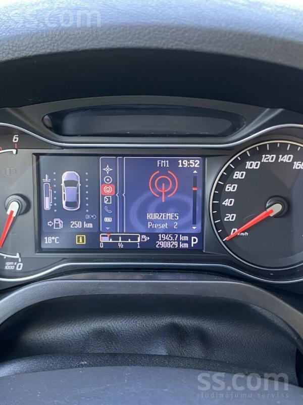 Blue Ford S-Max 2012 in Kuldiga, with an engine capacity of 2.00 L and mileage of 291 thousand km for 4800 €, photo 6 on AUTOMOTO.COM.LV