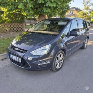 Zils Ford S-Max 2012 Naujoji Akmenė, ar dzinēja tilpumu 2.00 L un nobraukumu 195 tūkst. km par 6000 €, foto  vietnē AUTOMOTO.COM.LV