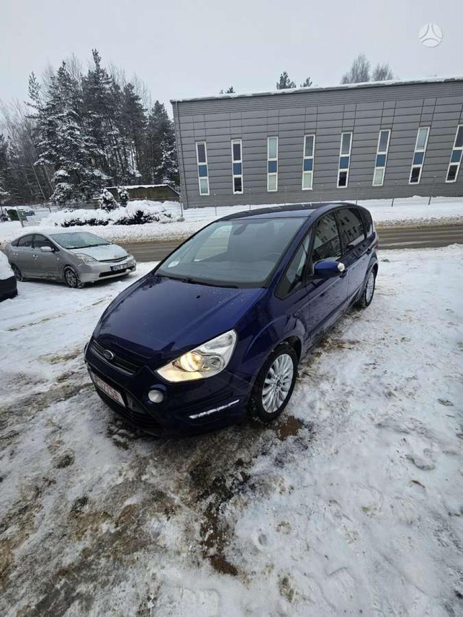 Blue Ford S-Max 2014 in Vilnius, with an engine capacity of 2.00 L and mileage of 194 thousand km for 6200 €, photo 2 on AUTOMOTO.COM.LV