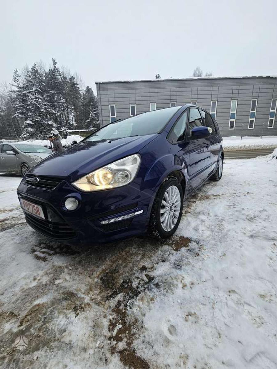 Blue Ford S-Max 2014 in Vilnius, with an engine capacity of 2.00 L and mileage of 194 thousand km for 6200 €, photo 7 on AUTOMOTO.COM.LV