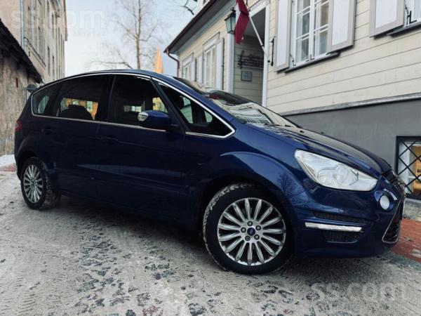 Blue Ford S-Max 2014 in Cesis, with an engine capacity of 1.60 L and mileage of 0 thousand km for 5990 €, photo 2 on AUTOMOTO.COM.LV