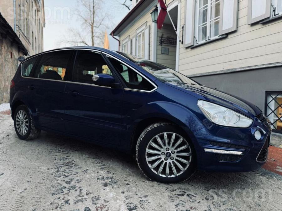 Blue Ford S-Max 2014 in Cesis, with an engine capacity of 1.60 L and mileage of 0 thousand km for 5990 €, photo 2 on AUTOMOTO.COM.LV