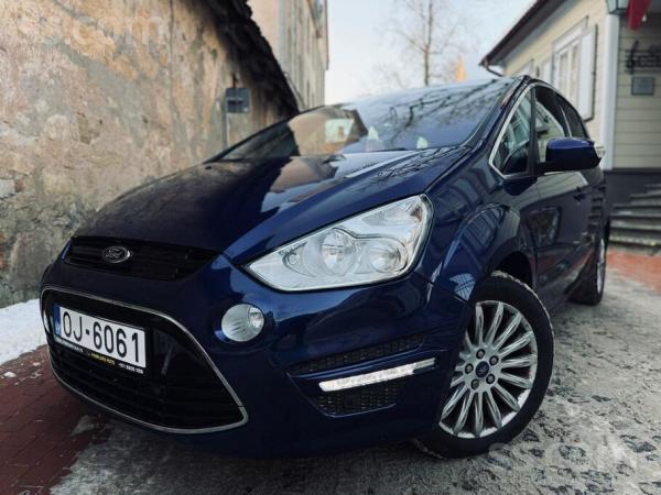 Blue Ford S-Max 2014 in Cesis, with an engine capacity of 1.60 L and mileage of 0 thousand km for 5990 €, photo 3 on AUTOMOTO.COM.LV