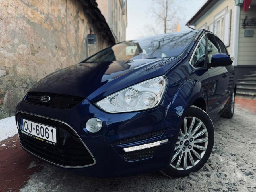Blue Ford S-Max 2014 in Cesis, with an engine capacity of 1.60 L and mileage of 0 thousand km for 5990 €, photo 3 on AUTOMOTO.COM.LV