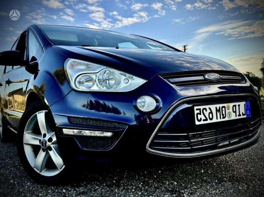 Blue Ford S-Max 2014 in Vilnius, with an engine capacity of 2.00 L and mileage of 301 thousand km for 6999 €, photo 14 on AUTOMOTO.COM.LV