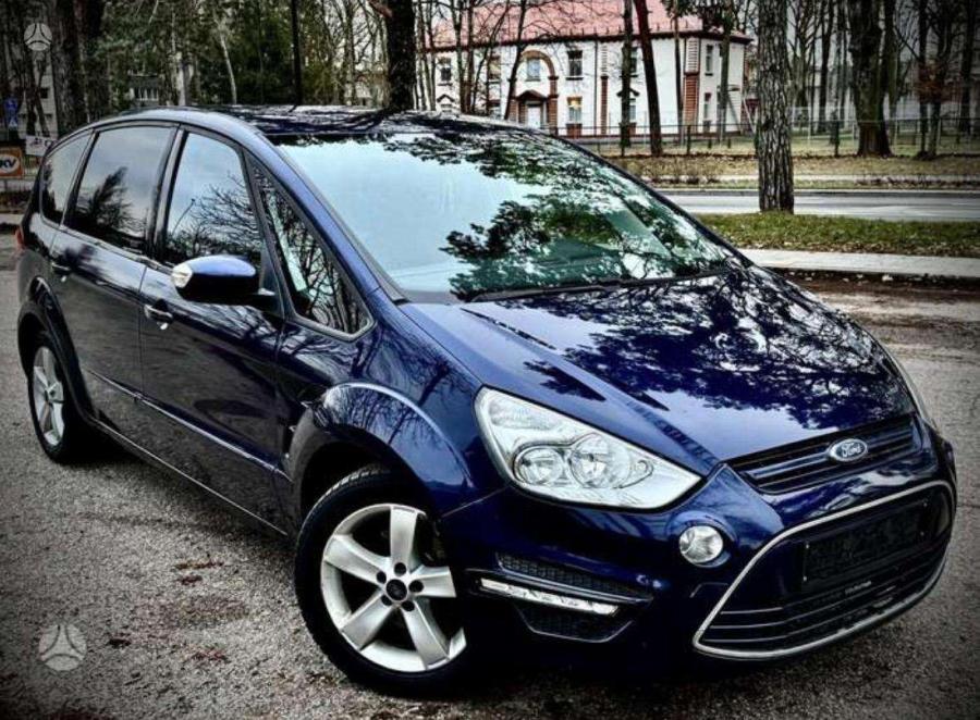 Blue Ford S-Max 2014 in Alytus, with an engine capacity of 2.00 L and mileage of 301 thousand km for 4599 €, photo 14 on AUTOMOTO.COM.LV