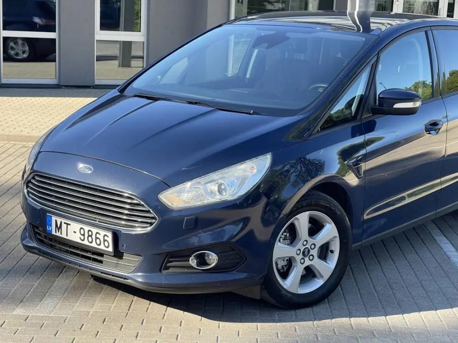 Blue Ford S-Max 2016 in Jurmala, with an engine capacity of 2.00 L and mileage of 249 thousand km for 6850 €, photo 6 on AUTOMOTO.COM.LV