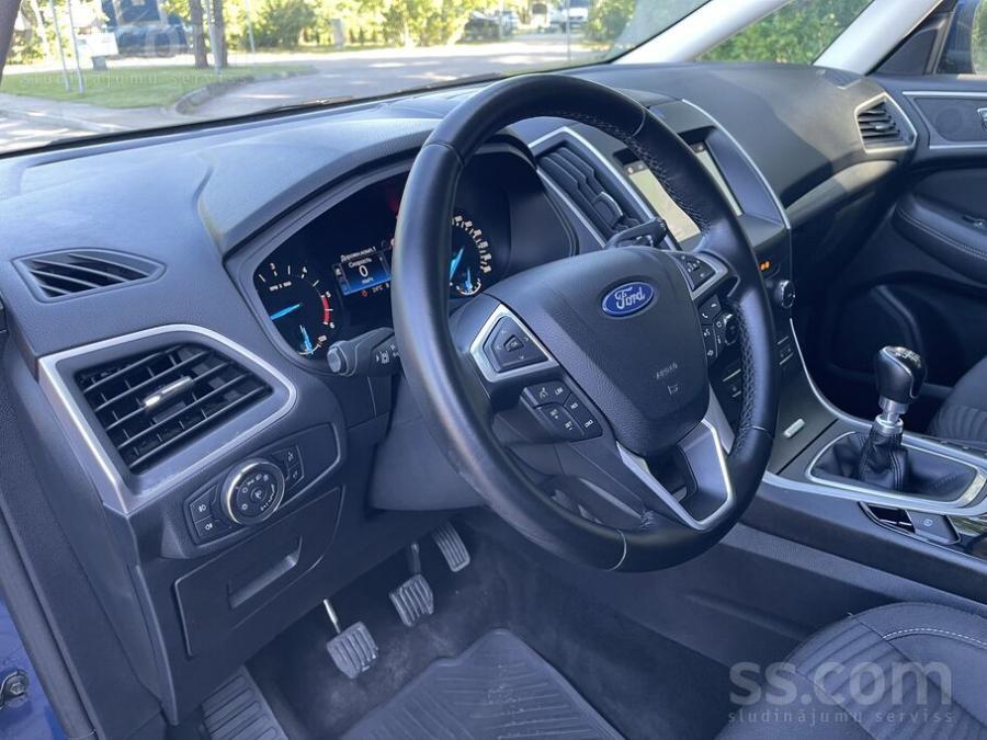 Blue Ford S-Max 2016 in Jurmala, with an engine capacity of 2.00 L and mileage of 0 thousand km for 6850 €, photo 18 on AUTOMOTO.COM.LV