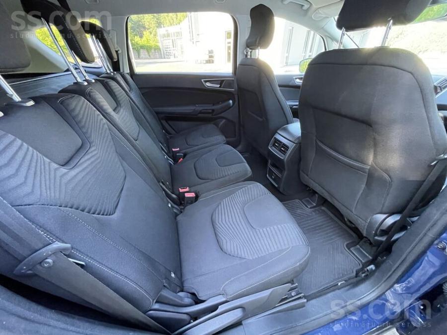 Blue Ford S-Max 2016 in Jurmala, with an engine capacity of 2.00 L and mileage of 0 thousand km for 6850 €, photo 22 on AUTOMOTO.COM.LV