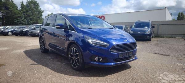Blue Ford S-Max 2017 in Utena, with an engine capacity of 1.50 L and mileage of 186 thousand km for 8250 €, photo 1 on AUTOMOTO.COM.LV
