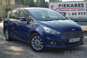 Blue Ford S-Max 2017 in Kuldiga, with an engine capacity of 2.00 L and mileage of 0 thousand km for 9990 €, photo 5 on AUTOMOTO.COM.LV