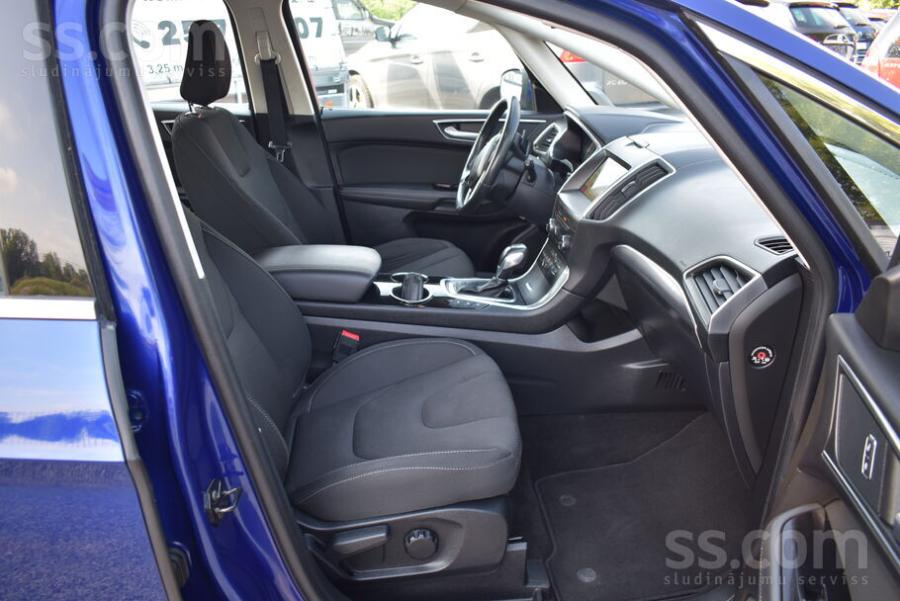 Blue Ford S-Max 2017 in Kuldiga, with an engine capacity of 2.00 L and mileage of 0 thousand km for 9990 €, photo 8 on AUTOMOTO.COM.LV