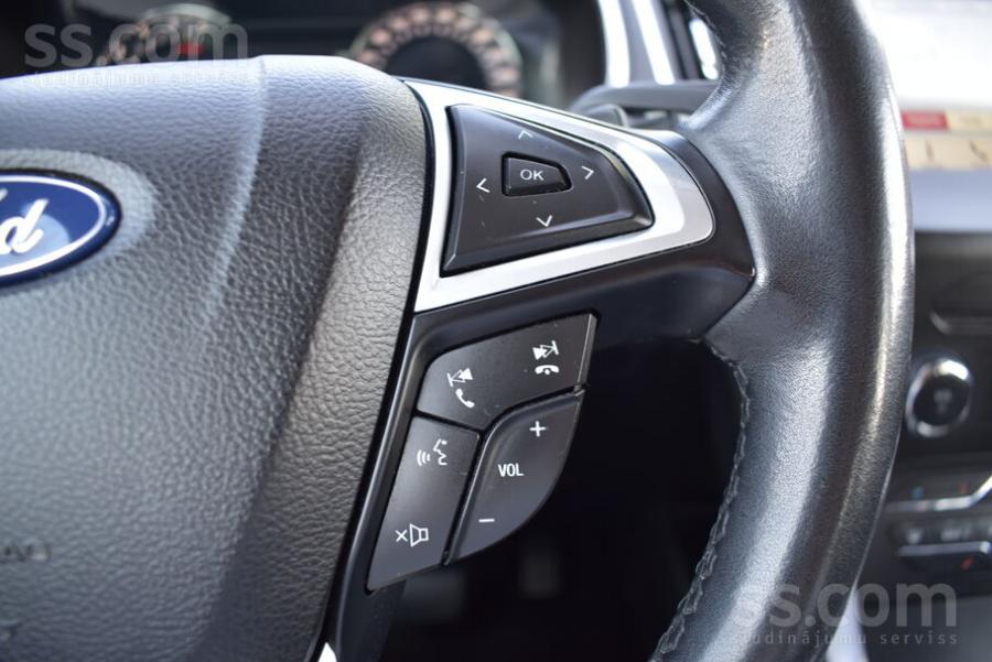 Blue Ford S-Max 2017 in Kuldiga, with an engine capacity of 2.00 L and mileage of 0 thousand km for 9990 €, photo 16 on AUTOMOTO.COM.LV