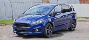 Zils Ford S-Max 2017 Utena, ar dzinēja tilpumu 1.50 L un nobraukumu 186 tūkst. km par 8990 €, foto  vietnē AUTOMOTO.COM.LV