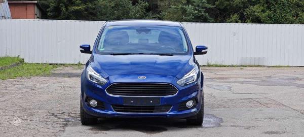 Blue Ford S-Max 2017 in Utena, with an engine capacity of 1.50 L and mileage of 186 thousand km for 8990 €, photo 7 on AUTOMOTO.COM.LV