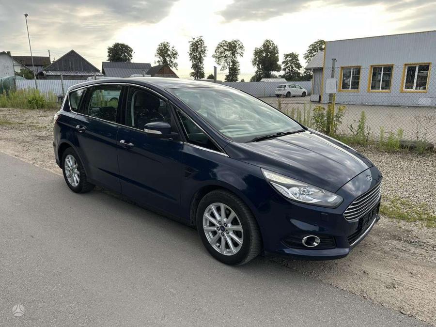 Zils Ford S-Max 2017 Tauragė, ar dzinēja tilpumu 2.00 L un nobraukumu 269 tūkst. km par 6500 €, foto 4 vietnē AUTOMOTO.COM.LV