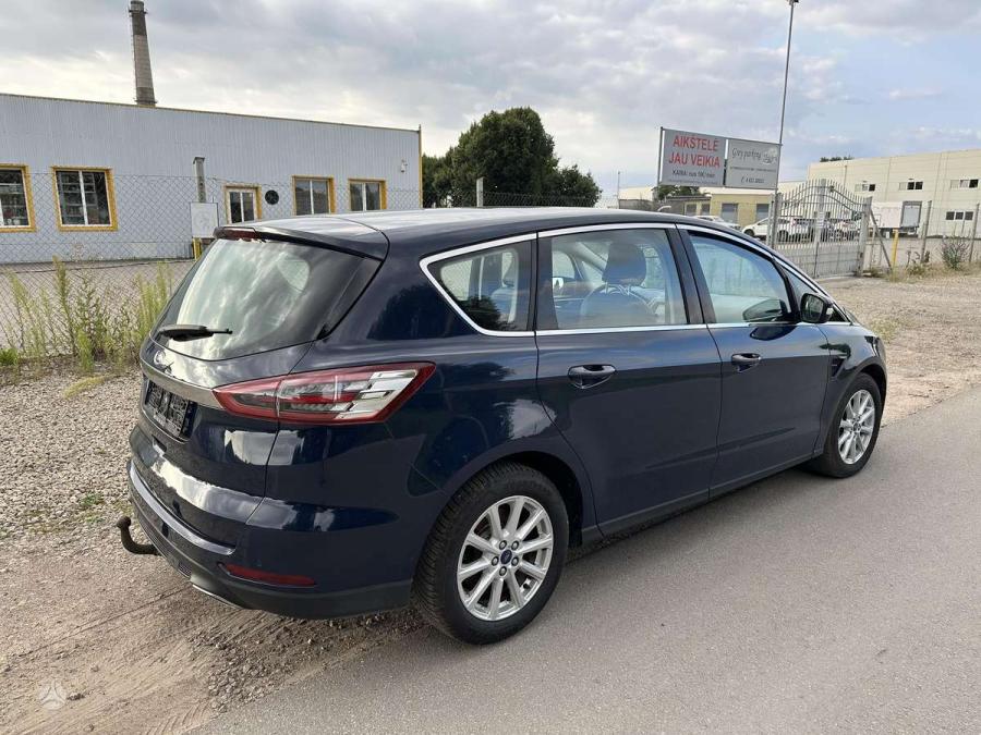 Zils Ford S-Max 2017 Tauragė, ar dzinēja tilpumu 2.00 L un nobraukumu 269 tūkst. km par 6500 €, foto 5 vietnē AUTOMOTO.COM.LV