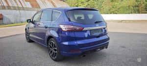 Blue Ford S-Max 2017 in Utena, with an engine capacity of 1.50 L and mileage of 186 thousand km for 8150 €, photo 4 on AUTOMOTO.COM.LV
