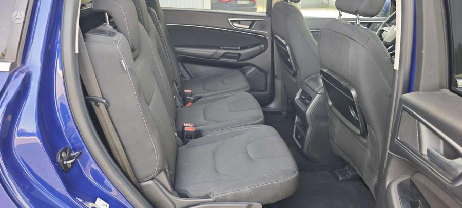 Blue Ford S-Max 2017 in Utena, with an engine capacity of 1.50 L and mileage of 186 thousand km for 8150 €, photo 15 on AUTOMOTO.COM.LV